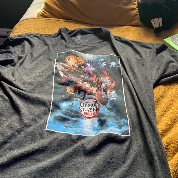 Hot Topic | Tops | Demon Slayer Hot Topic Shirt With Demon Slayer ...